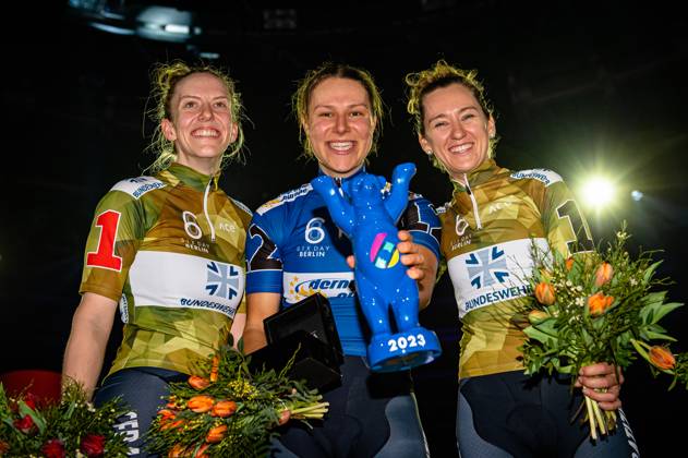 BRAUßE Franziska, DE ZOETE Mylene, TEUTENBERG Lea Lin Six Day Berlin ...