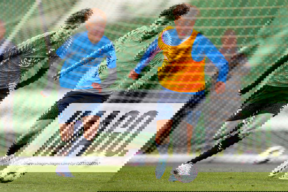 230130 Moustafa Zeidan during a football training session with Malmö FF ...