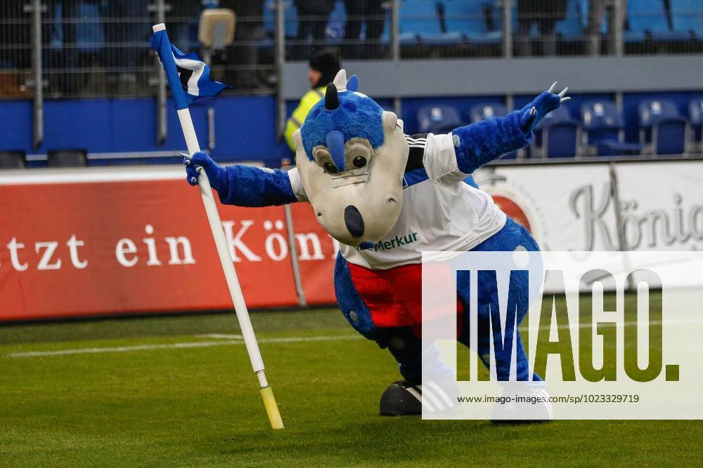 Final cheer mascot Dino Hermann HSV Germany , Hamburg ...