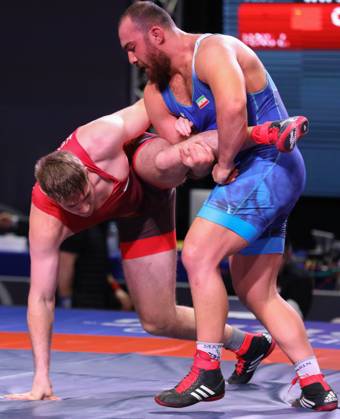 Zagreb, Zagreb, Croatia: Amir Hossein Abbas ZARE of Iran defeats Daniel ...