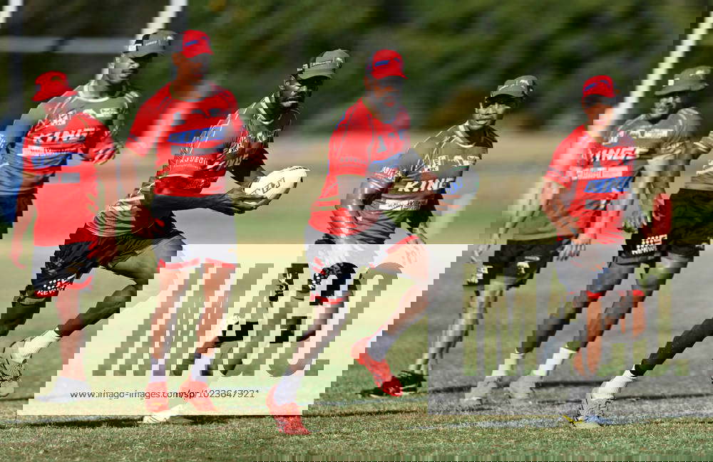 NRL DOLPHINS TRAINING, Edrick Lee in action during a NRL Dolphins ...