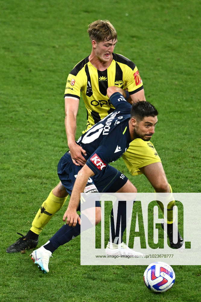 ALEAGUE VICTORY PHOENIX, Finn Surman of the Phoenix and Bruno Fornaroli ...