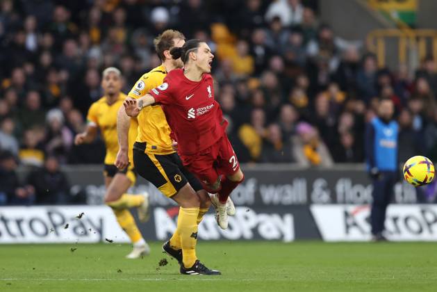 Wolves gegen Liverpool 4. Februar 2023, Wolverhampton Premier League ...