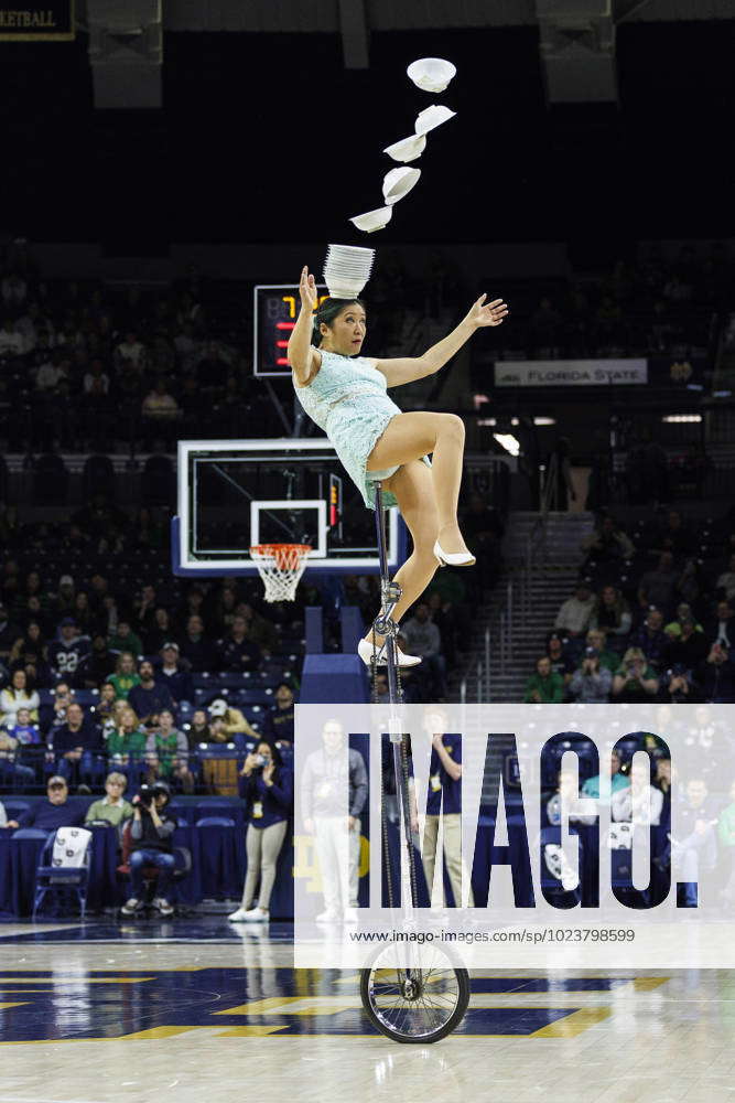 February 04, 2023: The Red Panda Acrobat performs during halftime of ...