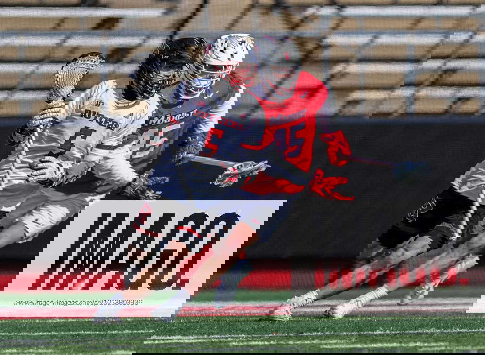 February 04, 2023: Rutgers attack Ross Scott (5) tries to make a play ...