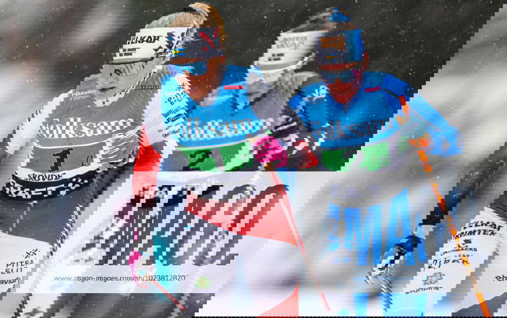 230205 Lisa Vinsa, Pitea Elit SK, and Elina Rönnlund, IFK Umea, compete ...