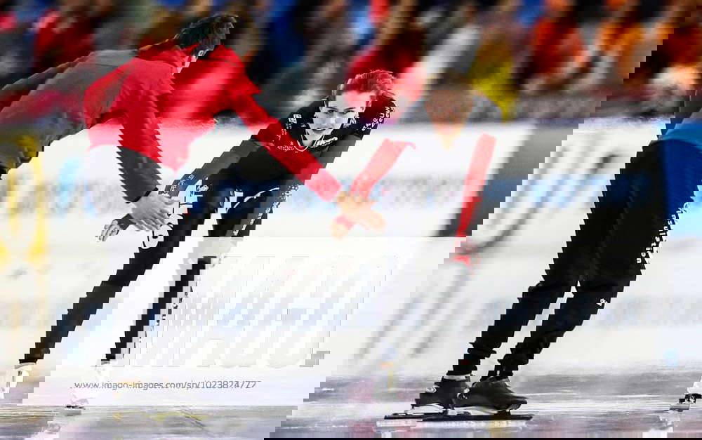 HERENVEEN Robin Groot in action on the 5000 meters women during the ...