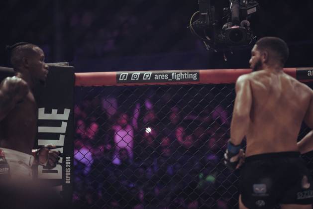 Damien Lapilus against Amin Ayoub in Ares fighting Championship 9 2022 ...