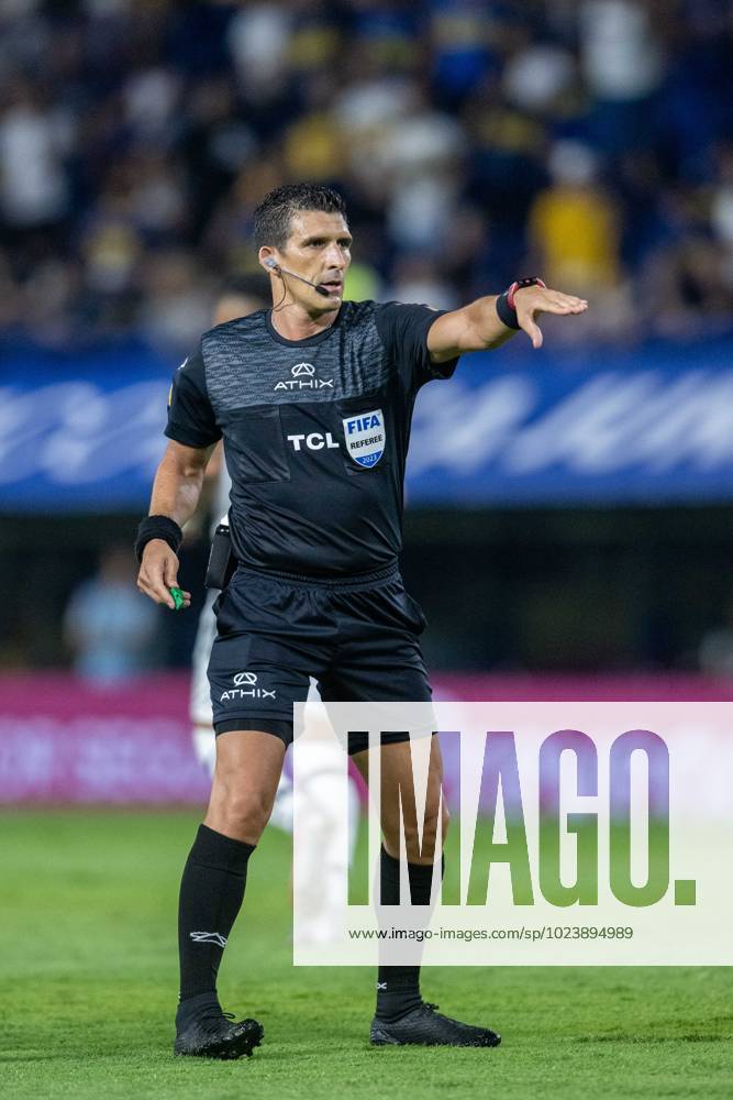 Argentina, Buenos Aires, 05 February 2023: Referee Andres Merlos during ...