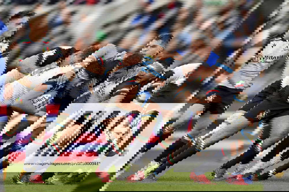 Giacomo Nicotera, Michele Lamaro and Danilo Fischetti of Italy during ...