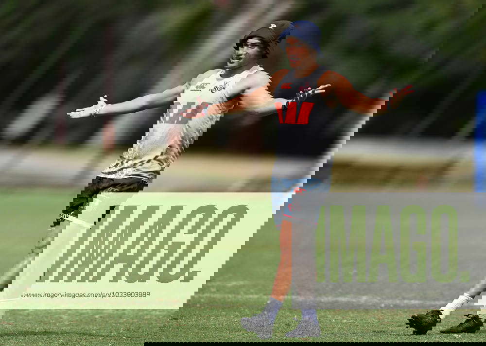 SUPER RUGBY REDS TRAINING, Kalani Thomas in action during a Queensland ...