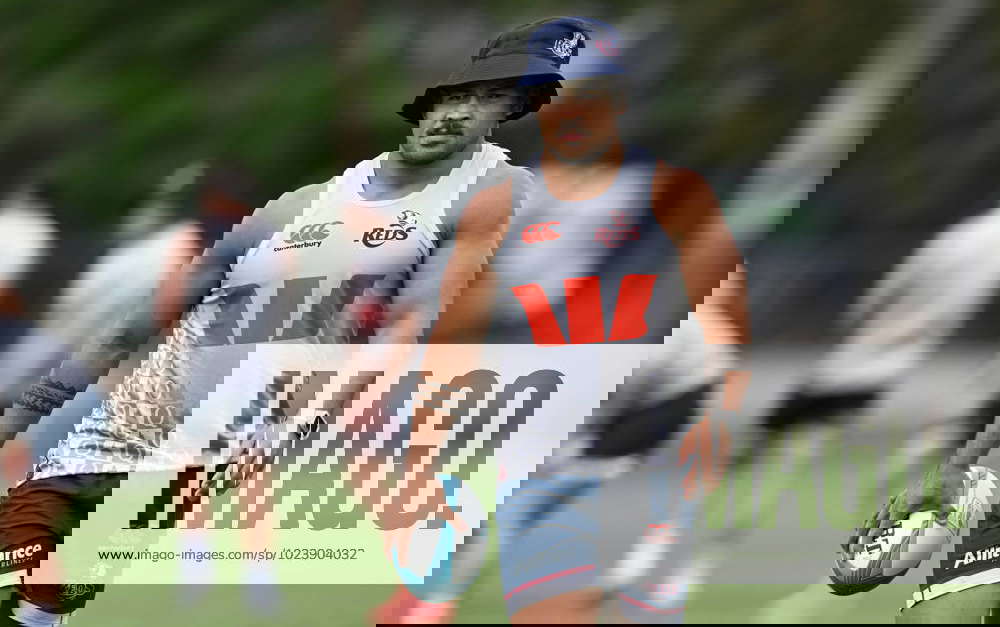 SUPER RUGBY REDS TRAINING, Hunter Paisami is seen during a Queensland ...