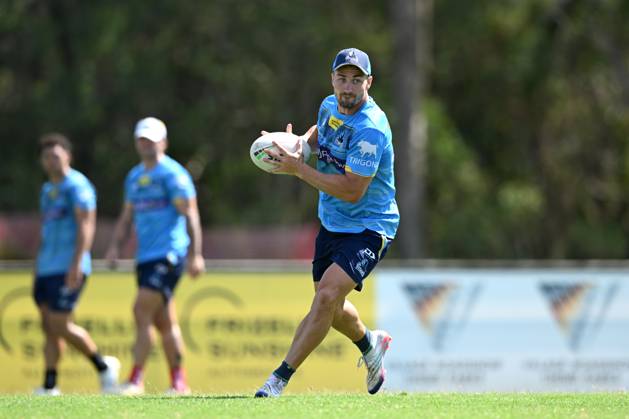 NRL TITANS TRAINING, Kieran Foran during a Gold Coast Titans NRL ...