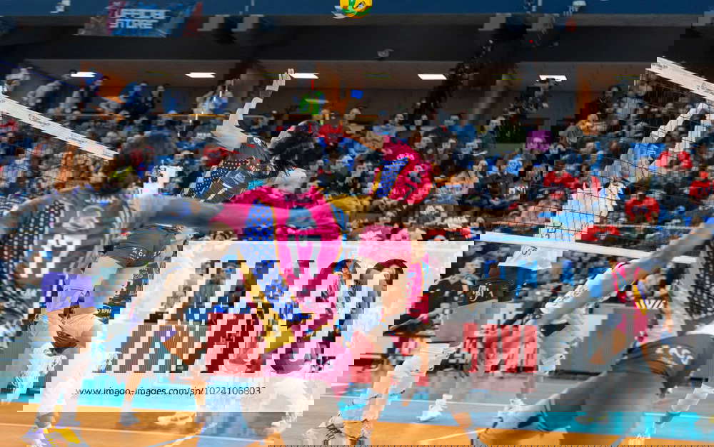 February 8, 2023, Milano, Italy: Attack of Raphaela Folie CEV Champions ...