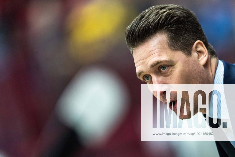 Head coach Sam Hallam of Sweden during the Beijer Hockey Games between ...