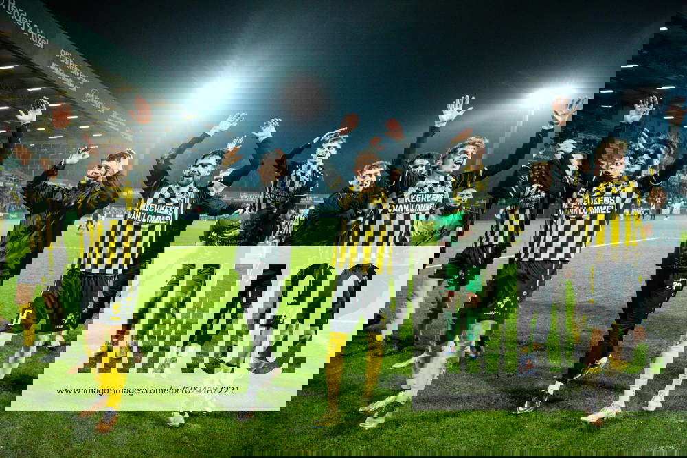 Lierse s players celebrates after winning a soccer match between Lommel ...