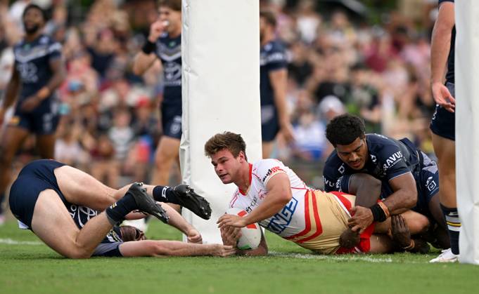NRL CHALLENGE COWBOYS DOLPHINS, Lachlan Hubner of the Dolphins during ...