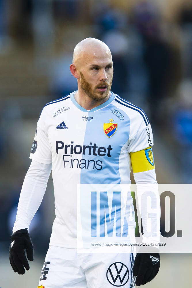 230211 Djurgardens Magnus Eriksson during the training match between ...