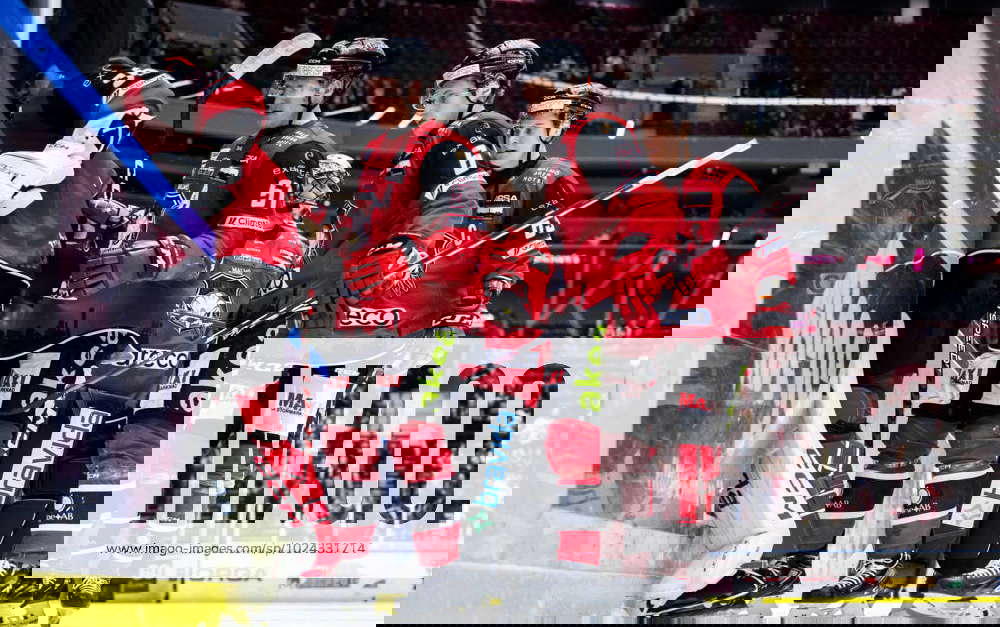 230216 Malmö Redhawks Emil Sylvegard, Theodor Johnsson and Fredrik ...