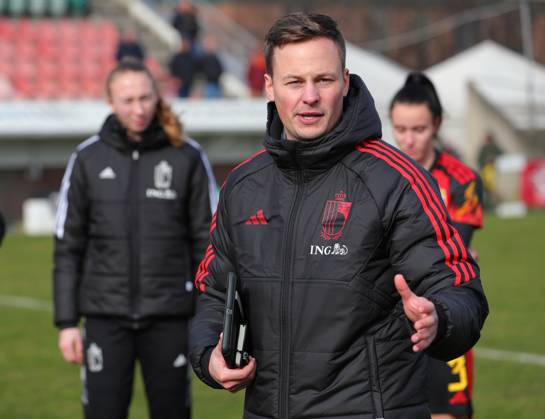 WU23 BELGIUM VS PORTUGAL head coach Thomas Jansen of Belgium pictured ...