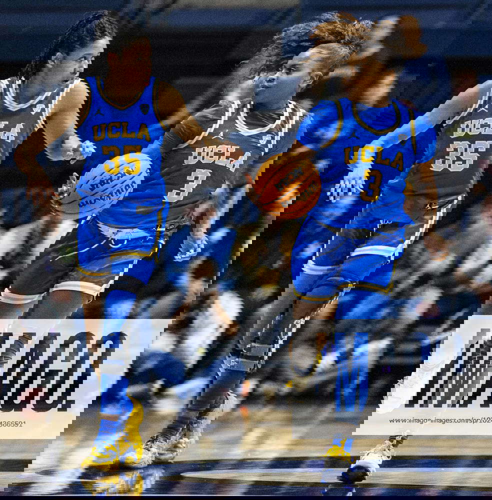 February 17 2023 Berkeley, CA U.S.A. UCLA guard Camryn Brown (35)runs ...