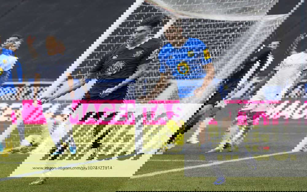 Luca Kerber 1 FC Saarbruecken celebrates the goal to 1 1, 1 FC ...