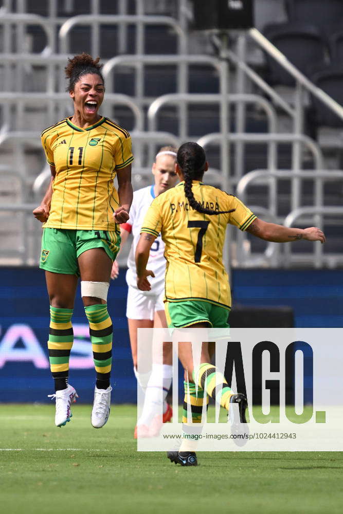 SOCCER JAMAICA CZECHIA, Kameron Simmonds of Jamaica celebrates after ...
