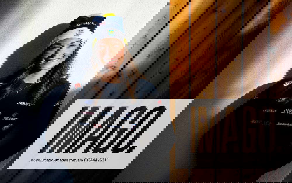 230219 Moa Ilar of Sweden poses for a portrait at a press event with ...