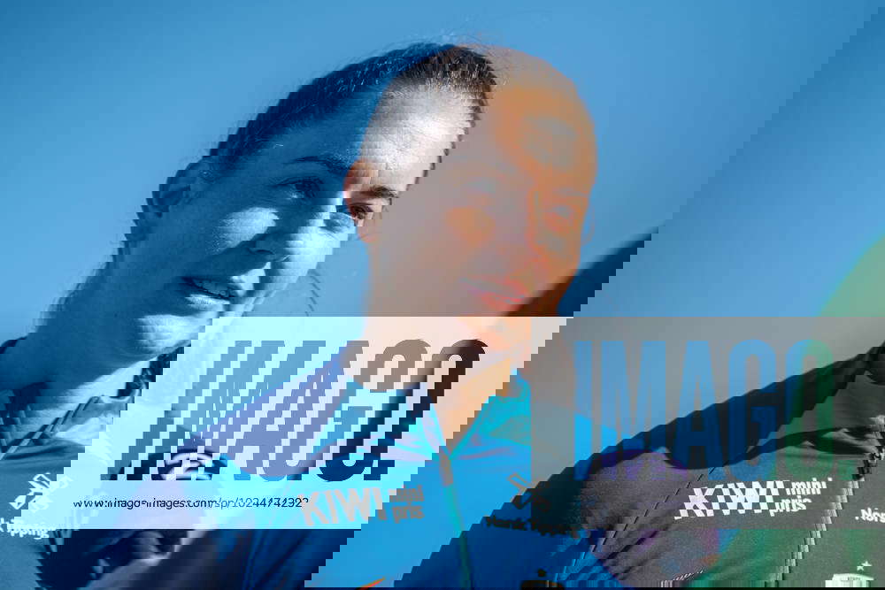 230220 Vilde Boe Risa of Norway during an interview after a training ...