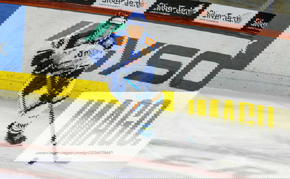 GCK Lions forward 10 Kevin Kasper is out with the puck during the game ...