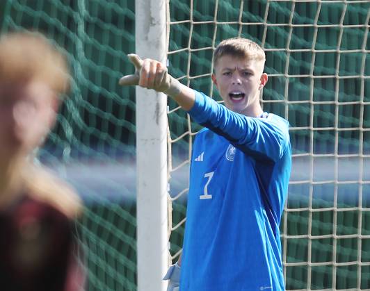 Florian Hellstern GER sports football international match, UEFA ...