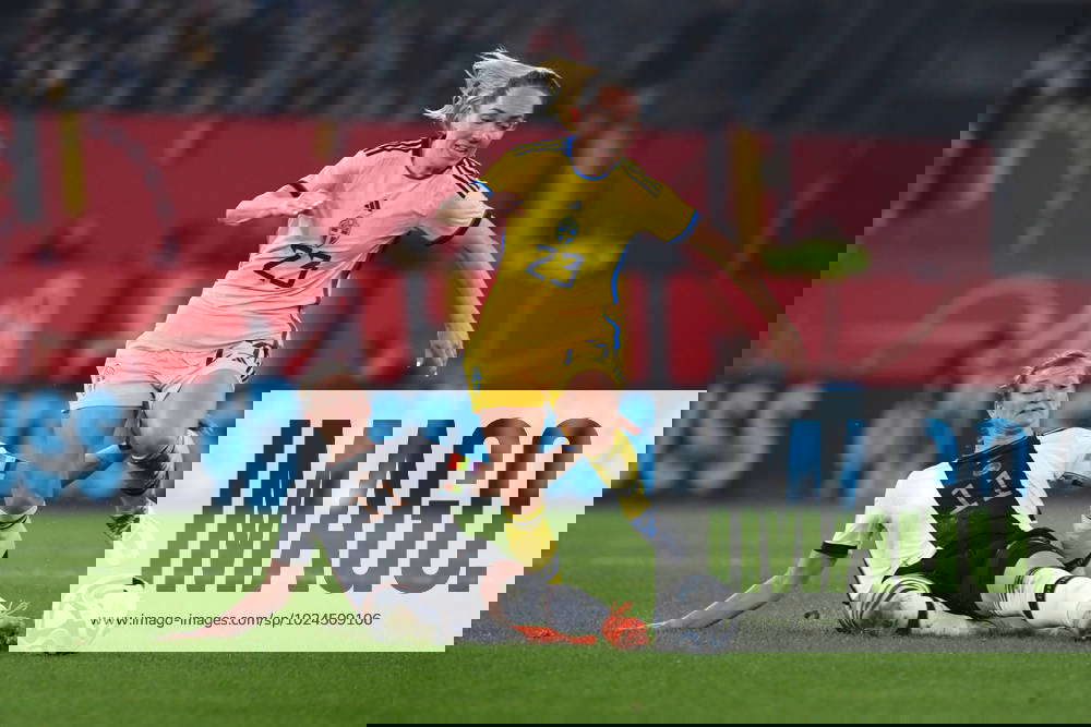 Alexandra Popp Germany , li , against Elin Rubensson Sweden 21 02 2023 ...