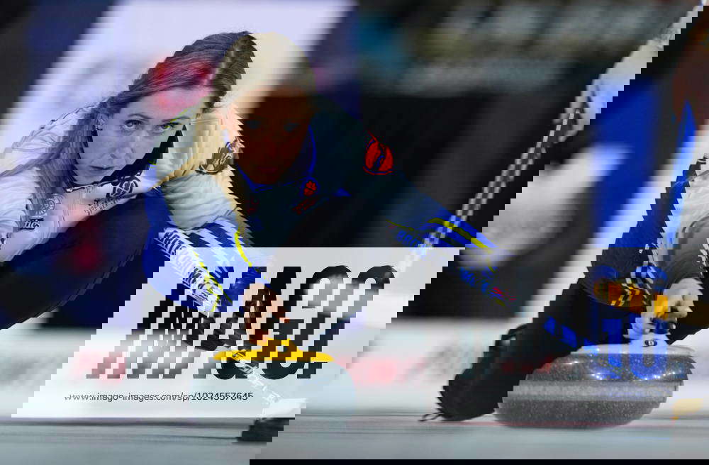 February 22, 2023, KAMLOOPS, BC, CANADA: British Columbia skip Clancy ...