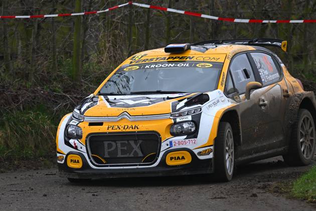 Dutch Richard Pex and Johan Findhammer in their Citroen C3 Rally 2 ...