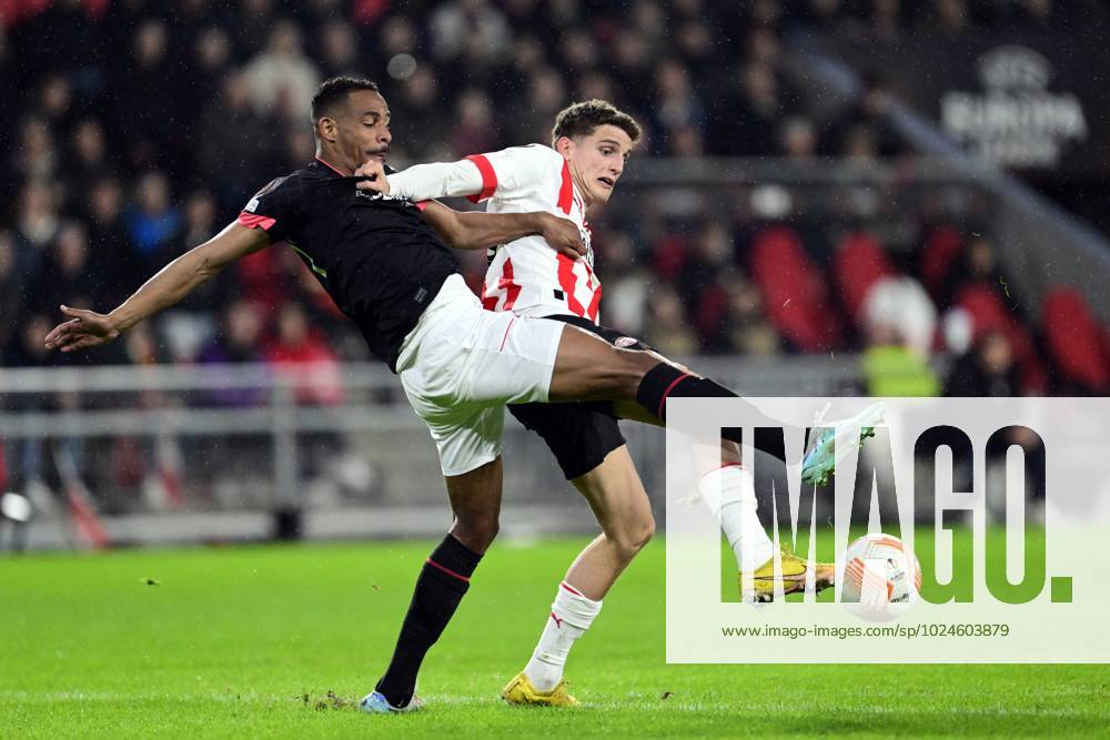 EINDHOVEN - Fernando, Guus Til of PSV Eindhoven during the UEFA Europa ...