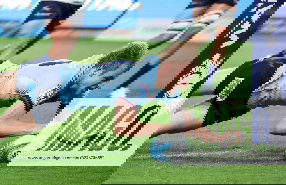 SUPER RUGBY WARATAHS BRUMBIES, Max Jorgensen from the Waratahs scores a ...