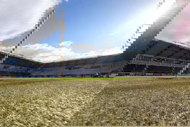 Interior view of the Home Deluxe Arena in Paderborn, currently the ...