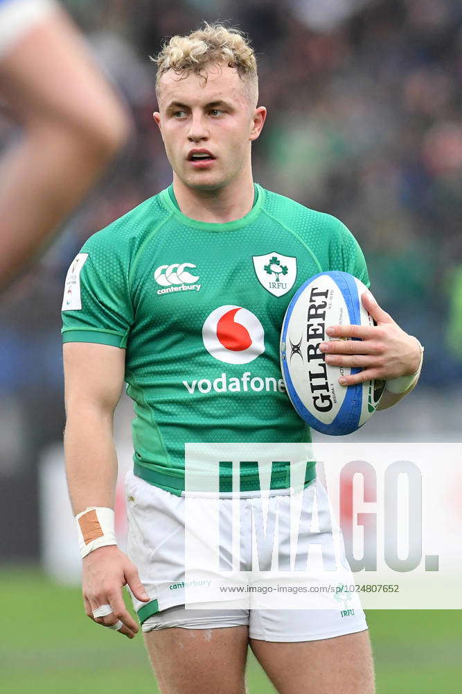 Craig Casey of Ireland during 6 Nations International rugby match Italy ...