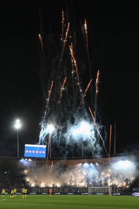 FCZ fans set off fireworks, FC Zurich BSC Young Boys, Super League ...