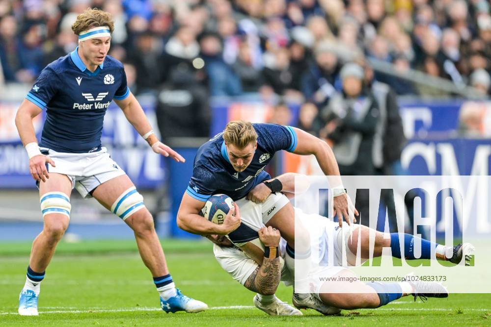 PARIS - Duhan van der Merwe of Scotland during the Guinness Six Nations ...