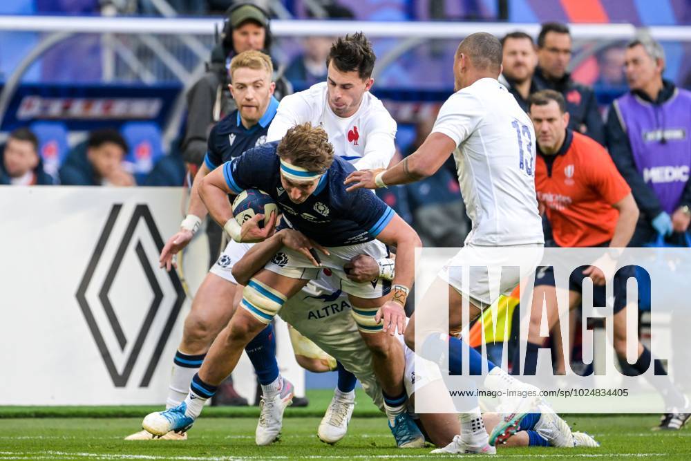 PARIS - Jamie Ritchie of Scotland during the Guinness Six Nations Rugby ...