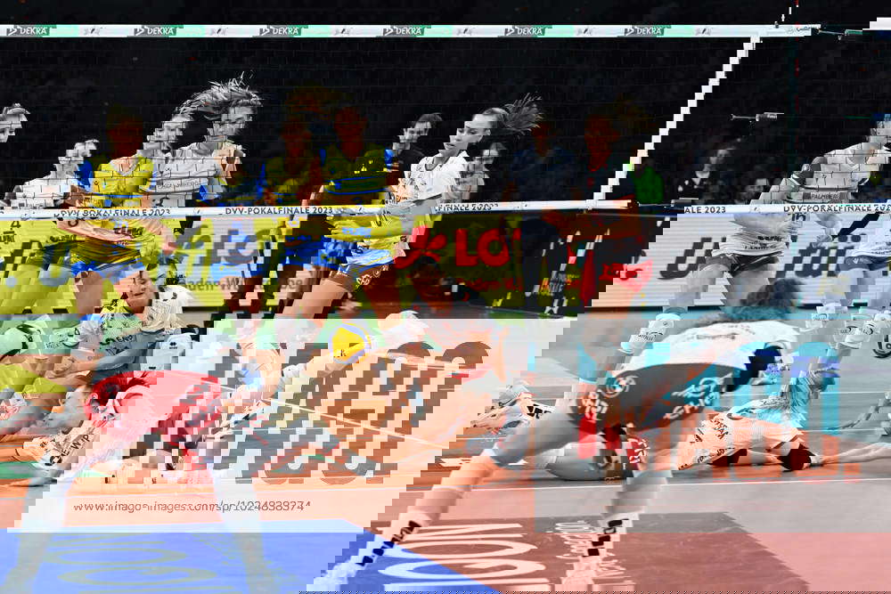 Mannheim, Germany, February 26th 2023: Hester Jasper and Anett Nemeth ...