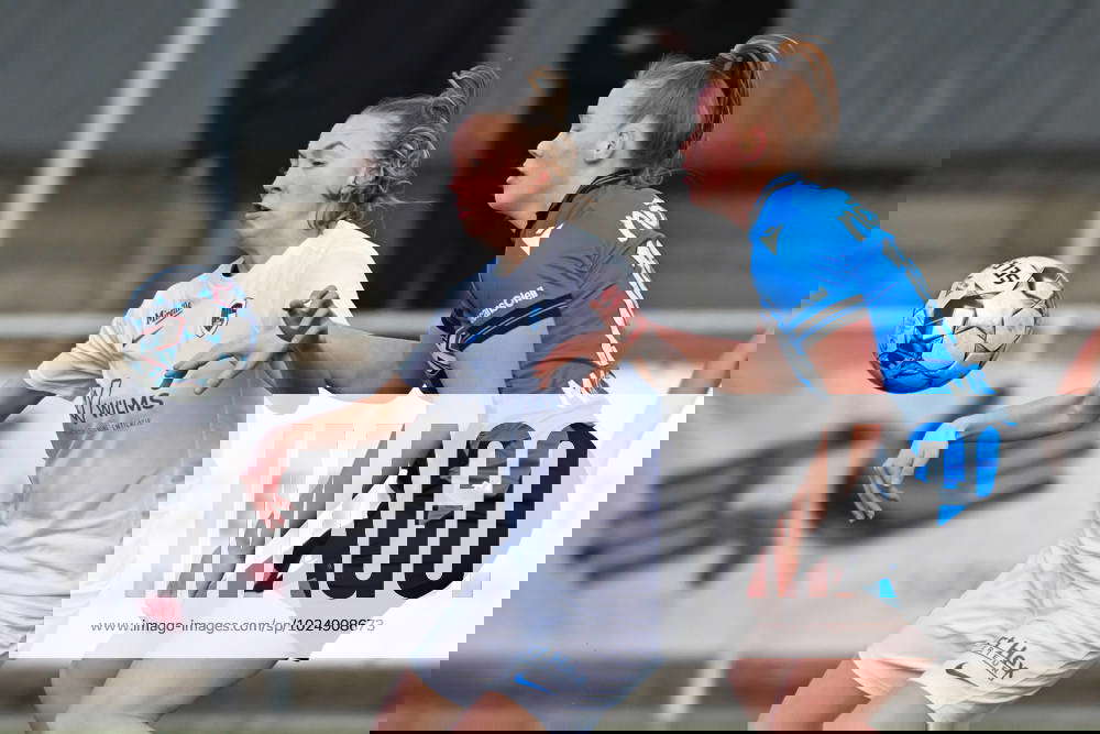 CLUB YLA VS GENK Lisa Petry (9) of Genk and Margaux Martle (16) of ...