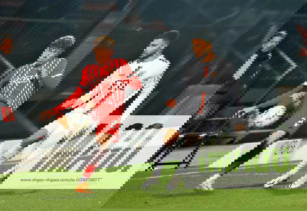 Philipp Treu Freiburg 2 and Fabio Stehle Koeln 19 , Viktoria Koeln vs ...