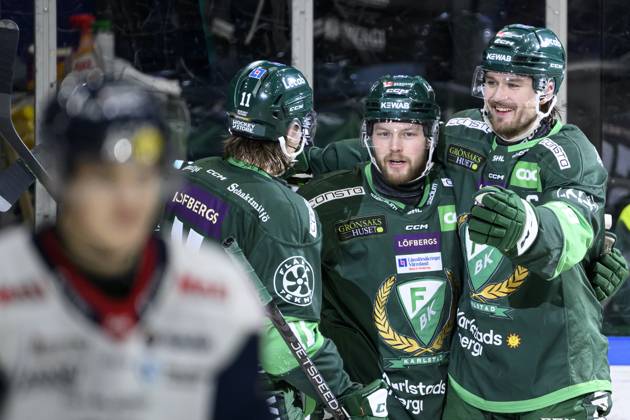 KARLSTAD 20230114 2 0 Färjestads Axel Bergqkist 7 during s ice hockey match in the SHL between