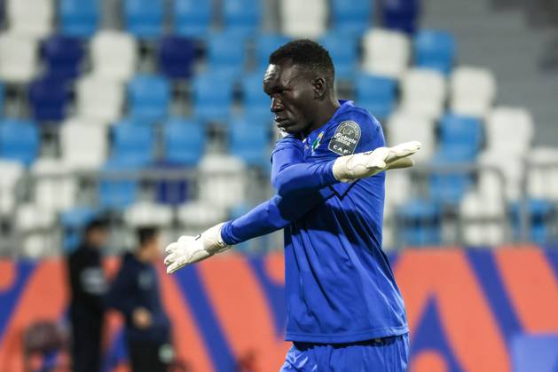 Egypt, Ismailia 20 February 2023 - goalkeeper Simon Godwill of South ...
