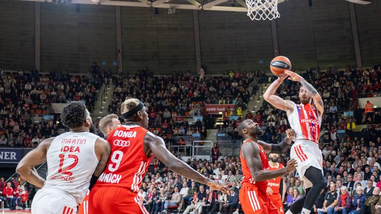 Luca Vildoza 1 Red Star Belgrade, FC Bayern Basketball vs Red Star ...
