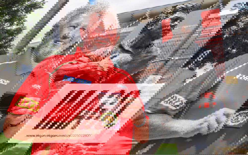 NRL DOLPHINS MEDIA OPP, Brad Beetson, son of Arthur Beetson poses with ...