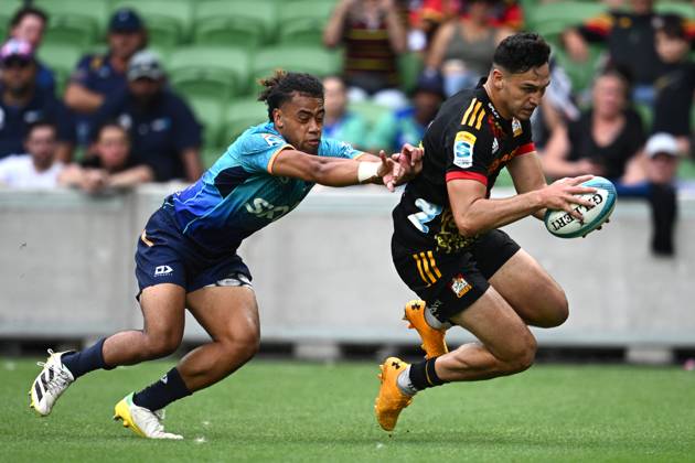 SUPER RUGBY PASIFIKA CHIEFS, Shaun Stevenson of the Chiefs during the ...