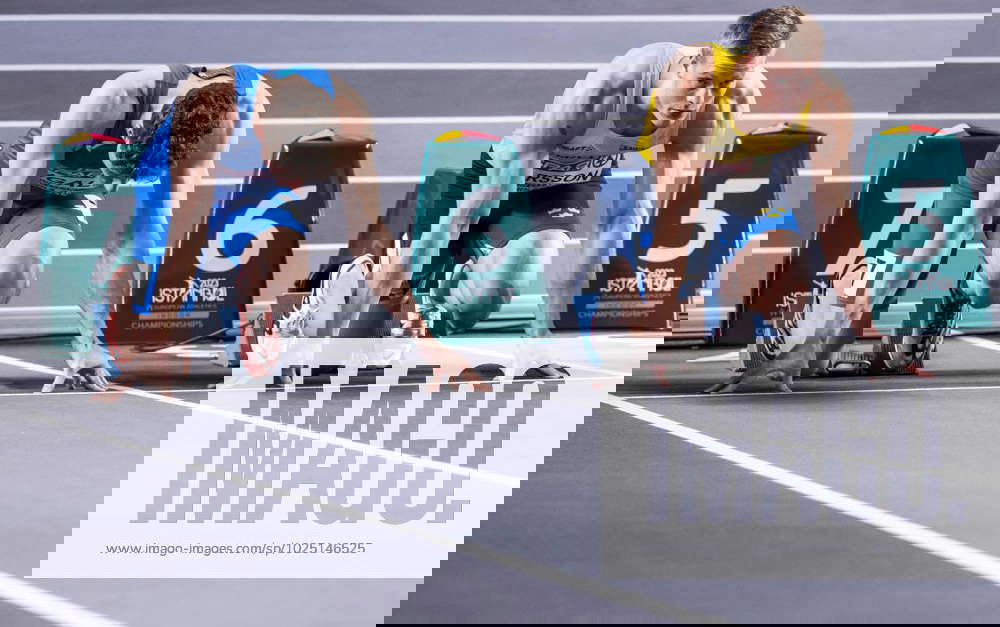 230304 Henrik Larsson of Sweden competes in mens 60 meter qualification ...